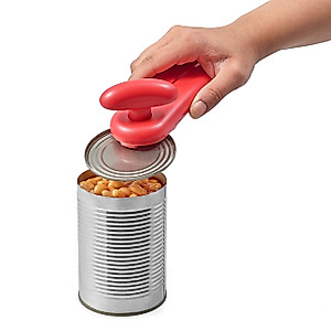 ZYLISS MagiCan Manual Can Opener with Lid Release - Red