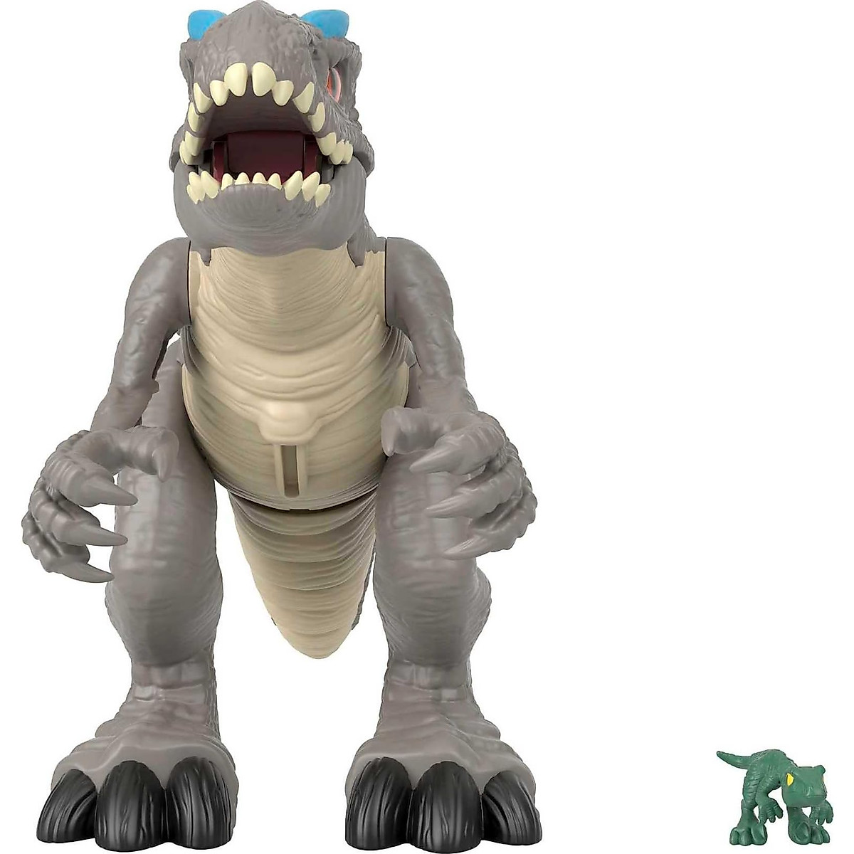 Fisher-Price Imaginext Jurassic World Dinosaur Toy Thrashing Indominus Rex Figure Set for Pretend Play Preschool Kids Ages 3+ Years