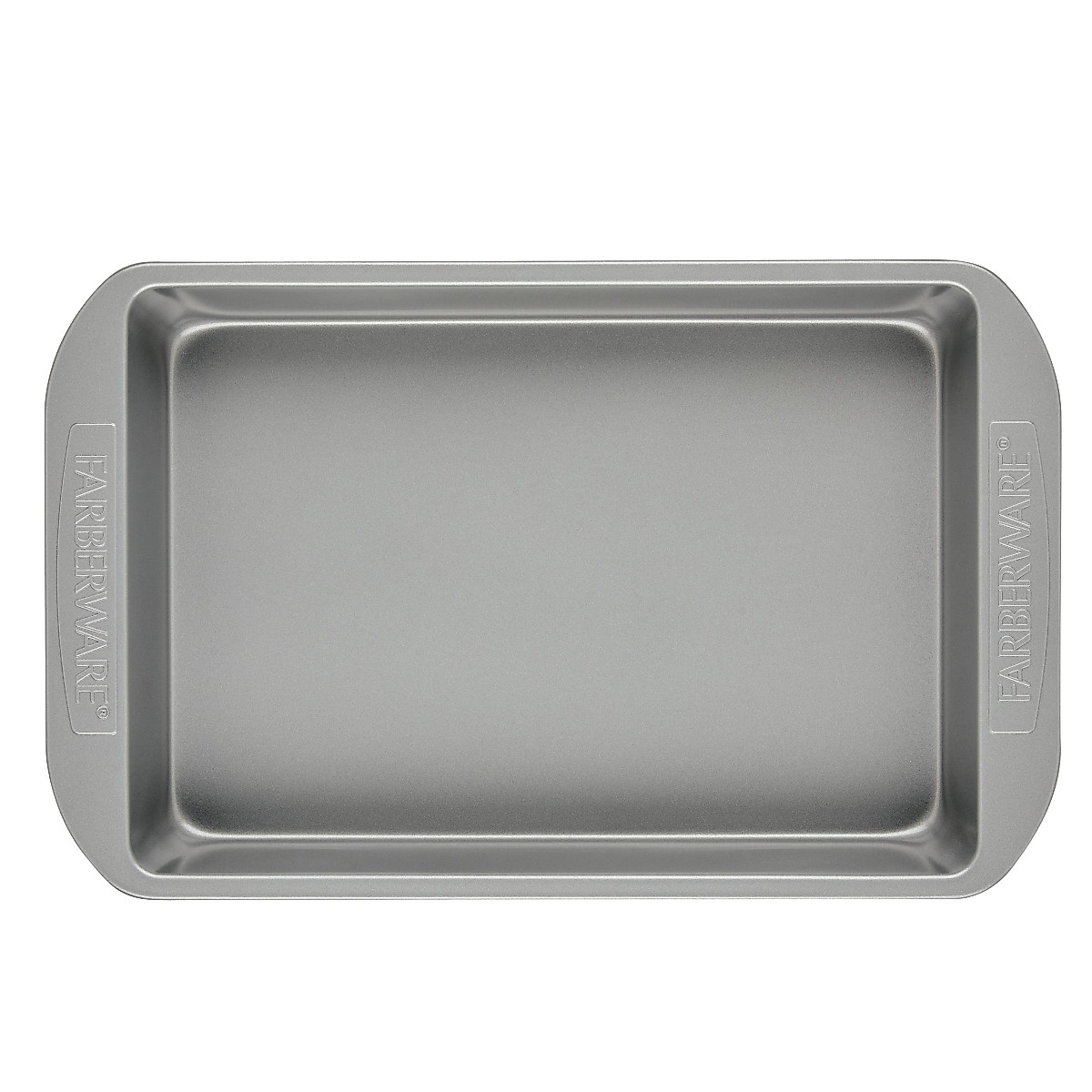 Farberware Nonstick Bakeware Baking Pan With Lid / Nonstick Cake Pan With Lid, Rectangle - 9 Inch x 13 Inch, Gray