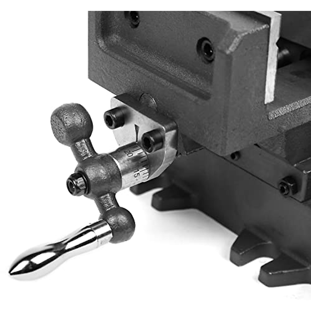 WEN Cross Vise, 4.25-Inch with Compound Slide for Mills and Drill Presses (CV414),Black