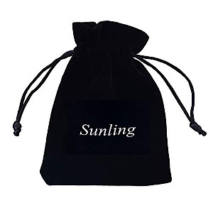 Sunling Solid Stainless Steel Cuban Chain Necklace For Men and Women Waterproof Curb Link Necklace Chain-Widths 3.5mm 5mm 7mm 9mm-Chain Lengths 16"-36"