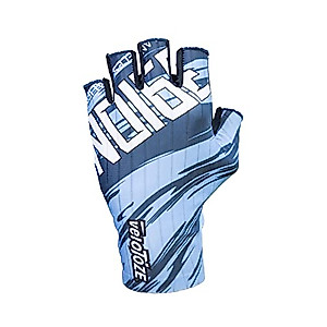 veloToze Aero Cycling Gloves Gel Padded Palm for Comfort - Aero Fabric Reduces Drag - Gloves for Men and Women’s Bike Racing (Black, Large)