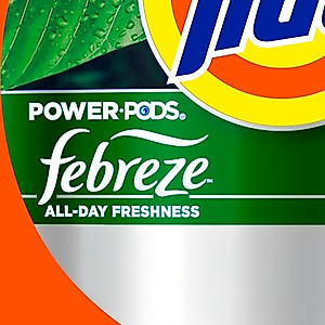 Tide Power Pods Laundry Detergent Pacs with Febreze Freshness with Odor Eliminators, Botanical Rain Scent, 45 Count