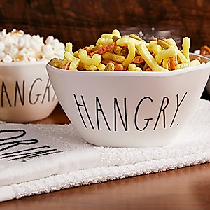 Rae Dunn Melamine Bowl Sets - Durable Dishwasher Safe Dinner/Cereal Bowls Set of 6 (6 inch) Bowl Set for Soup, Cereal, Pasta, Salads