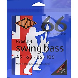Rotosound RS66LDN Nickel Bass Guitar Strings (45 65 85 105)