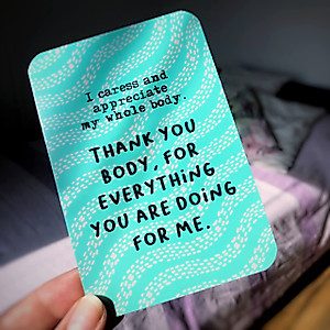 Less Anxiety Affirmation Cards - 45 Beautifully Illustrated Self Care Cards to Help Stress & Anxiety, Relaxation