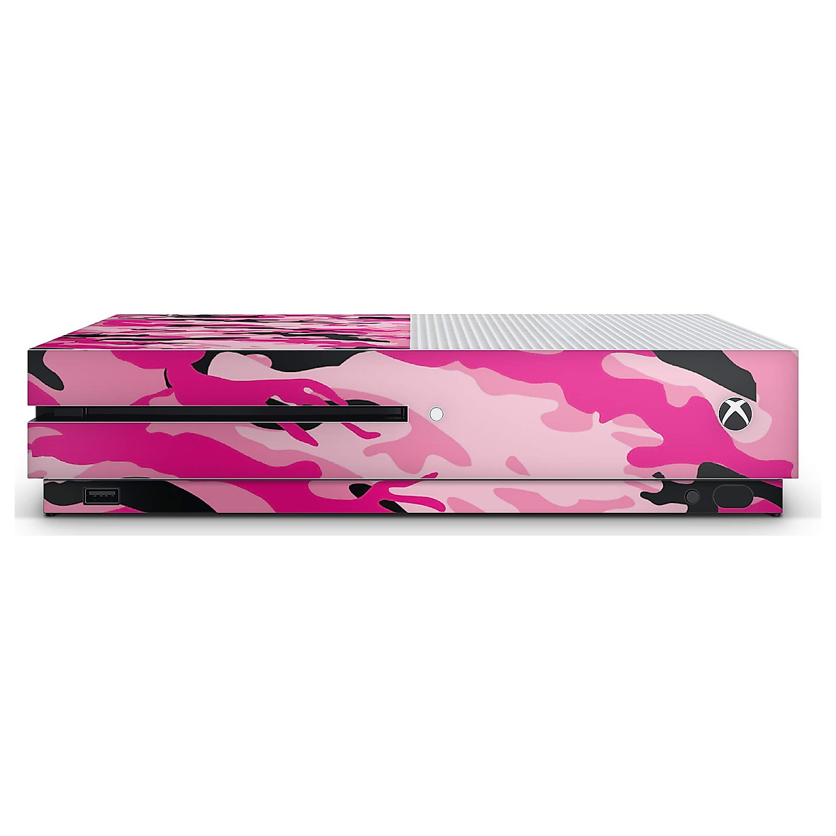 giZmoZ n gadgetZ Xbox One S Pink CAMO Console Skin Decal Sticker + 2 Controller Skins