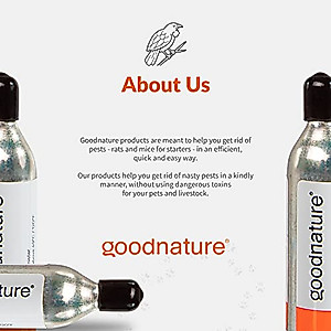 Goodnature CO2 Canister, Carbon Dioxide Canister for A24 Rat & Mouse Traps, Fits All A24 Traps, 16gr Canister, 5-Pack