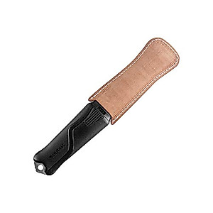 SHARPAL 127N Dual-Grit (Coarse 325 / Extra Fine 1200) Diamond Sharpening Stone with Leather Strop, Tool Sharpener File for Knife, Axe, Lawn Mower Blade, Garden Shears, Chisels