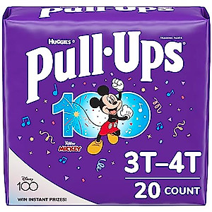 Pull-Ups Boys' Potty Training Pants, Size 5, 3T-4T, 20 Ct