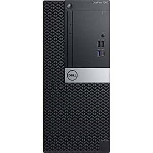 Dell Optiplex 7060 Tower Mini Tower Desktop, Intel Core i7-8700T, 16GB RAM, 512GB SSD, nVidia Quadro P1000 (, Windows 10 Pro (Renewed)