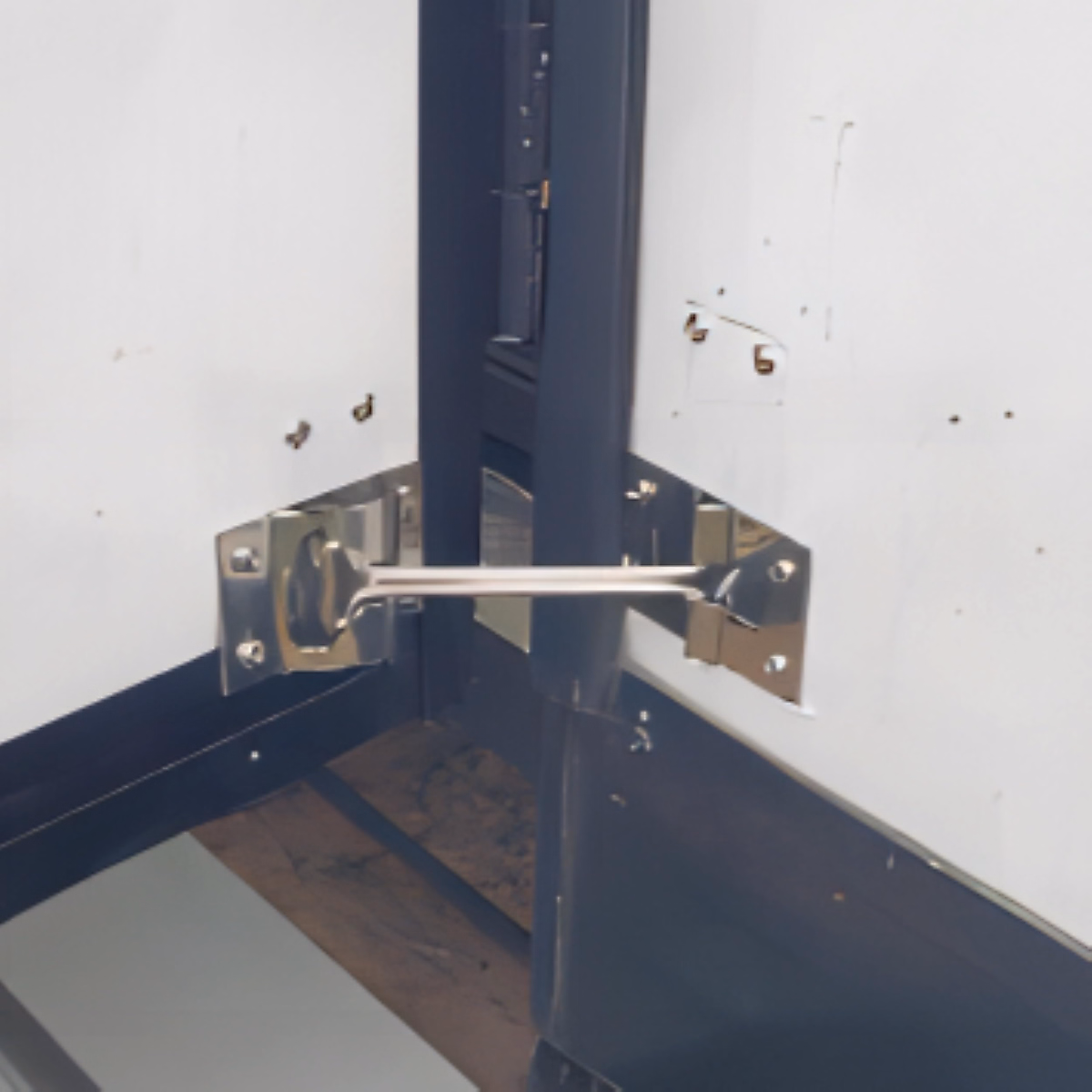 zqgsm 2 Set T Style Galvanized Iron Entry Door Catch Latch Holder RV Camper Trailer Cargo 6 inch