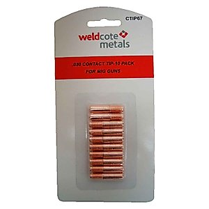 Miller 000067 Contact Tip .030 M-10 M-15 M-25, 10 pack