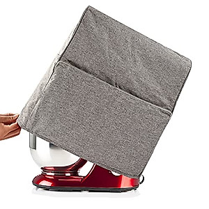 Kitchen Aid Mixer Cover,Kitchen Stand Mixer Cover Compatible with KitchenAid Tilt Head 4.5-5 Quart,Kitchenaid Covers Attachments With Pocket,Cover For Kitchen Aid Mixer,Kitchen Aid Mixer Accessories