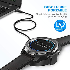 Fashioneey Compatible with Huawei Watch 2 Charger, Replacement USB Charging Cable Cord Dock Accessories Adapter for Huawei Watch 2 Pro Sport/Classic