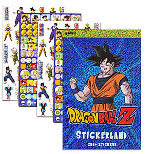 Dragon Ball Z Pillow for Kids - Bundle with Dragon Ball Z Radar Cushion with Sound for Boys and Girls Plus Dragon Ball Z Stickers | Dragon Ball Throw Pillow