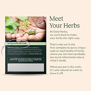 Gaia Herbs Gas & Bloating Herbal Tea - Supports Relief for Digestive Discomfort, Gas & Bloating - With Fennel, Licorice Root, Chamomile & More - 16 Caffeine-Free Herbal Tea Bags (1 Box of 16 Bags)