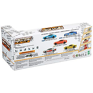 Jada Toys Bigtime Muscle 1:16 2019 Dodge Challenger SRT Hellcat RC Remote Control Car 2.4 GHz Silver, Toys for Kids and Adults