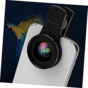 UKCOCO 2pcs Fisheye Universal Mobile Carry SLR Compatible with - Lenses Phones Macro on Smartphones Len Compatible with Most Clip for Attachment Portable Kit Lens Smart Fish Camera