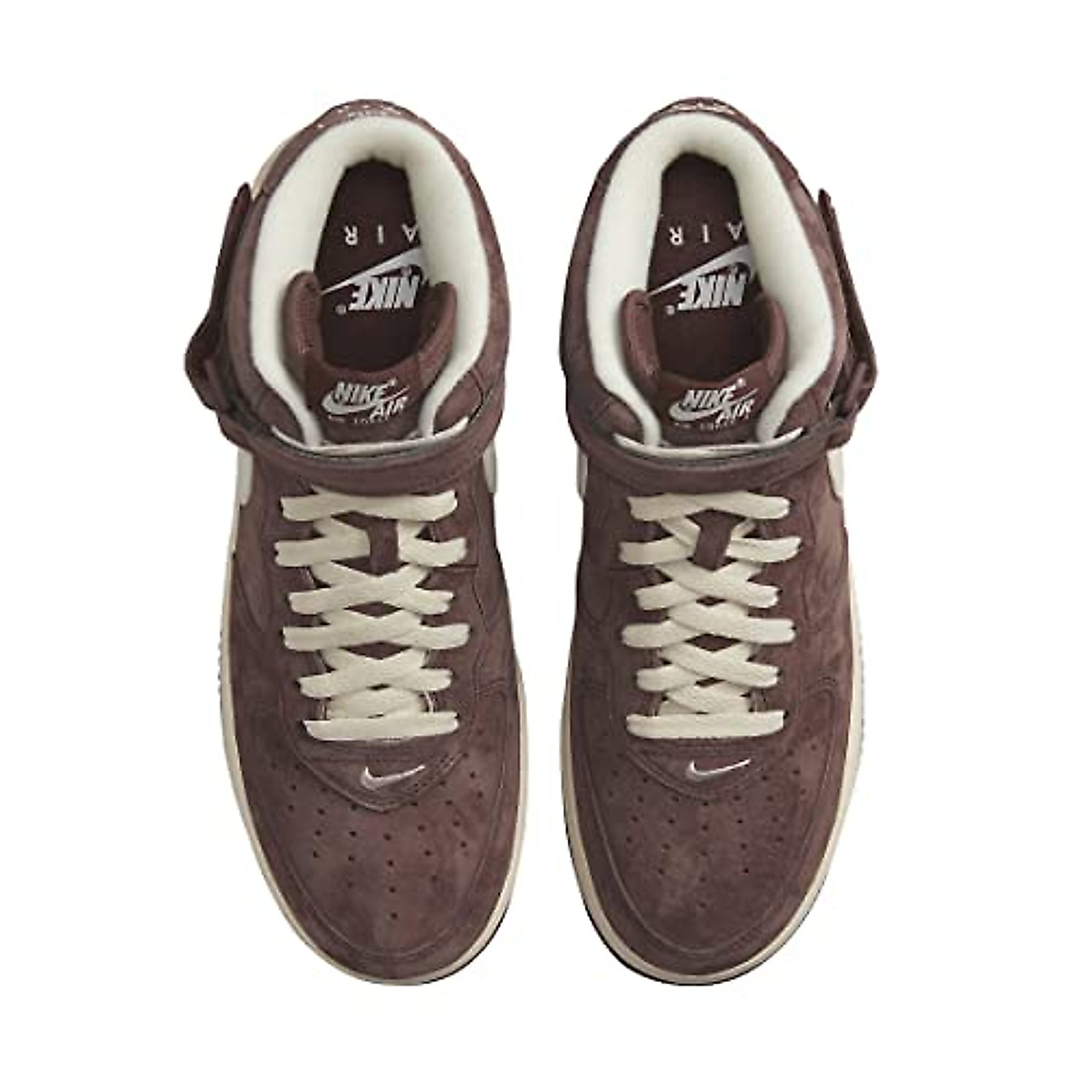 Nike Mens AIR Force 1 MID '07 QS DM0107 200 - Size 10.5 Chocolate/Cream