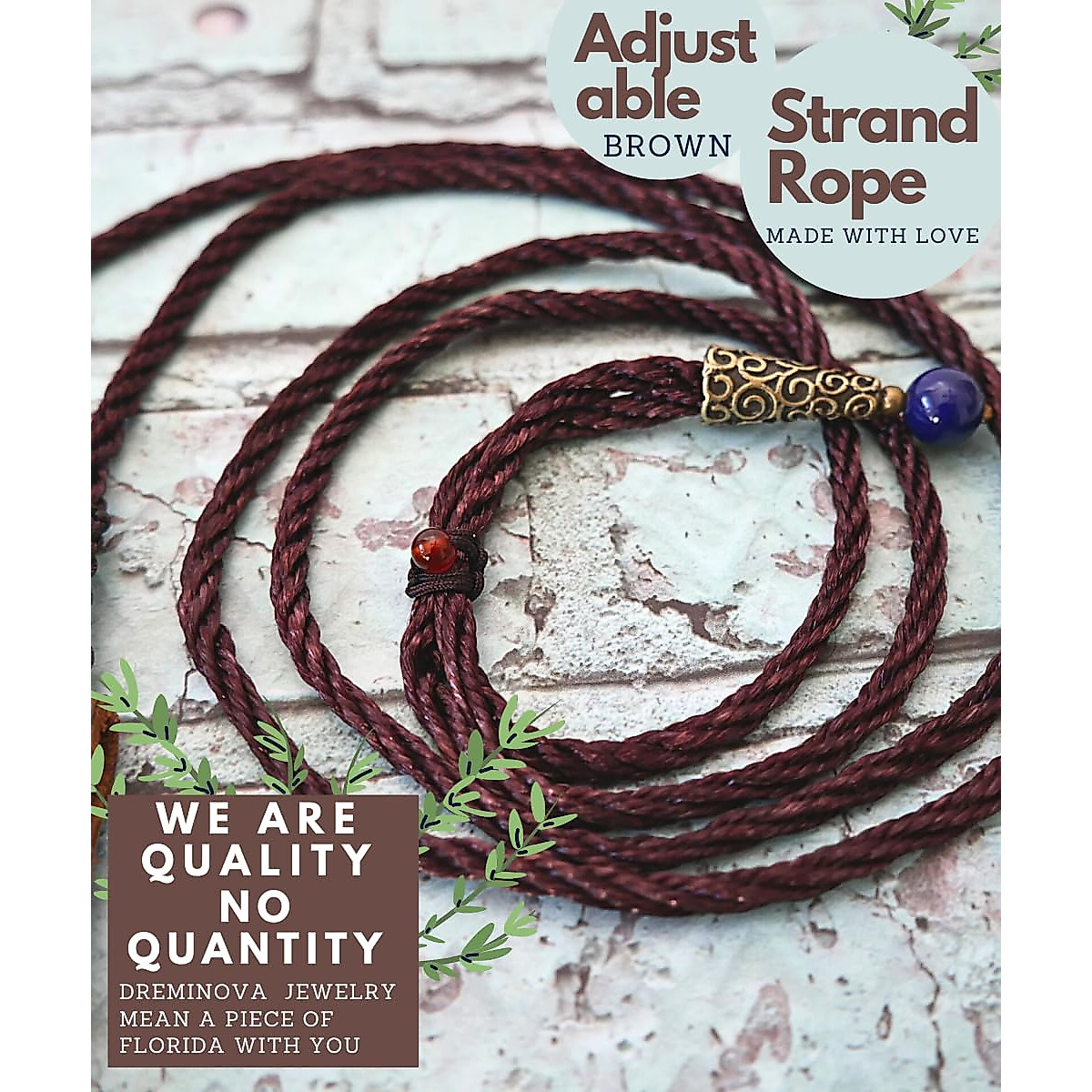 DREMINOVA Turquoise Beads Bohemian Boho Necklace Extra Long Cowboy Western Lethaer Adjustable Statetment Trendy Women’s Jewelry (Artistic Ethnic)