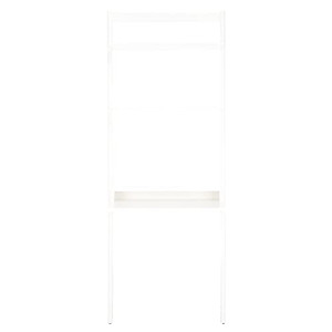 Safavieh Home Collection Pamella White 2-Shelf Leaning Desk DSK9400B, 0