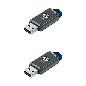 HP 256GB x900w USB 3.0 Flash Drive (P-FD256HP900-GE) with HP 128GB x900w USB 3.0 Flash Drive (P-FD128HP900-GE)