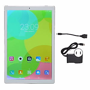 10.1 Inch Tablet 6GB RAM 128GB ROM Dual Cameras for Android 11 Tablet Laptop HiFi Speakers for Office (US Plug)
