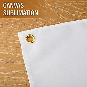 6 Pcs Sublimation Blank Printing Wall Banner 15.75 x 11.82 Inch Hanging Flags Blank Banner Easy Hang Canvas Banner Decorative DIY Banner for Indoor Outdoor Baby Shower Wedding Classroom Decor