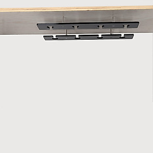 KAFENDA Wine Glass Holder - Goblet Holder, Glass Holder, Kitchen Cabinet Holder, Color (Black and clear) (black 1 package)