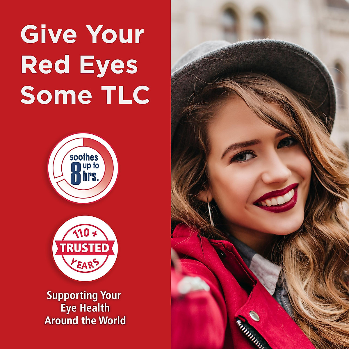 Rohto Max Strength Redness Reliever, Lubricant Eye Drops, Fast, Cooling Relief for Red, Dry, Itchy Eyes,Redness and Dry Eye Symptom Relief, Refreshing Eye Drops, 0.4 fl oz (3 Pack)