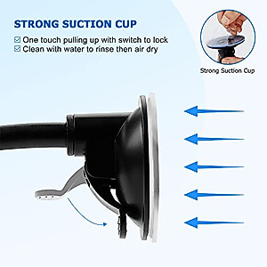 Vansky Car Phone Holder Mount, 3-in-1 Universal Cell Phone Holder Car Air Vent Holder Dashboard Mount Windshield Mount for iPhone 12 11 X XR 7/7 Plus, Samsung Galaxy S9 LG Sony and More