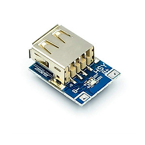 DAOKI 10Pcs 5V Battery Charging Protection Board 1A Boost Step Up Power Supply Module 134N3P Lithium Battery Li-ion Charger Board for DIY LED Display USB and Micro Port