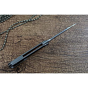 TWOSUN D2 Steel Folding Pocket Knife Flipper Tactical Hunting Outdoor TS226