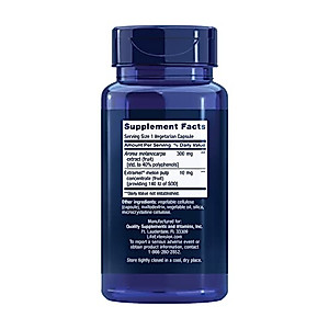 Life Extension SOD Booster - Superoxide Dismutase Supplement - Antioxidant for Liver Health and Detox - with Chokeberry Extract & Melon Concentrate - Gluten-Free, Non-GMO, Vegetarian – 30 Capsules