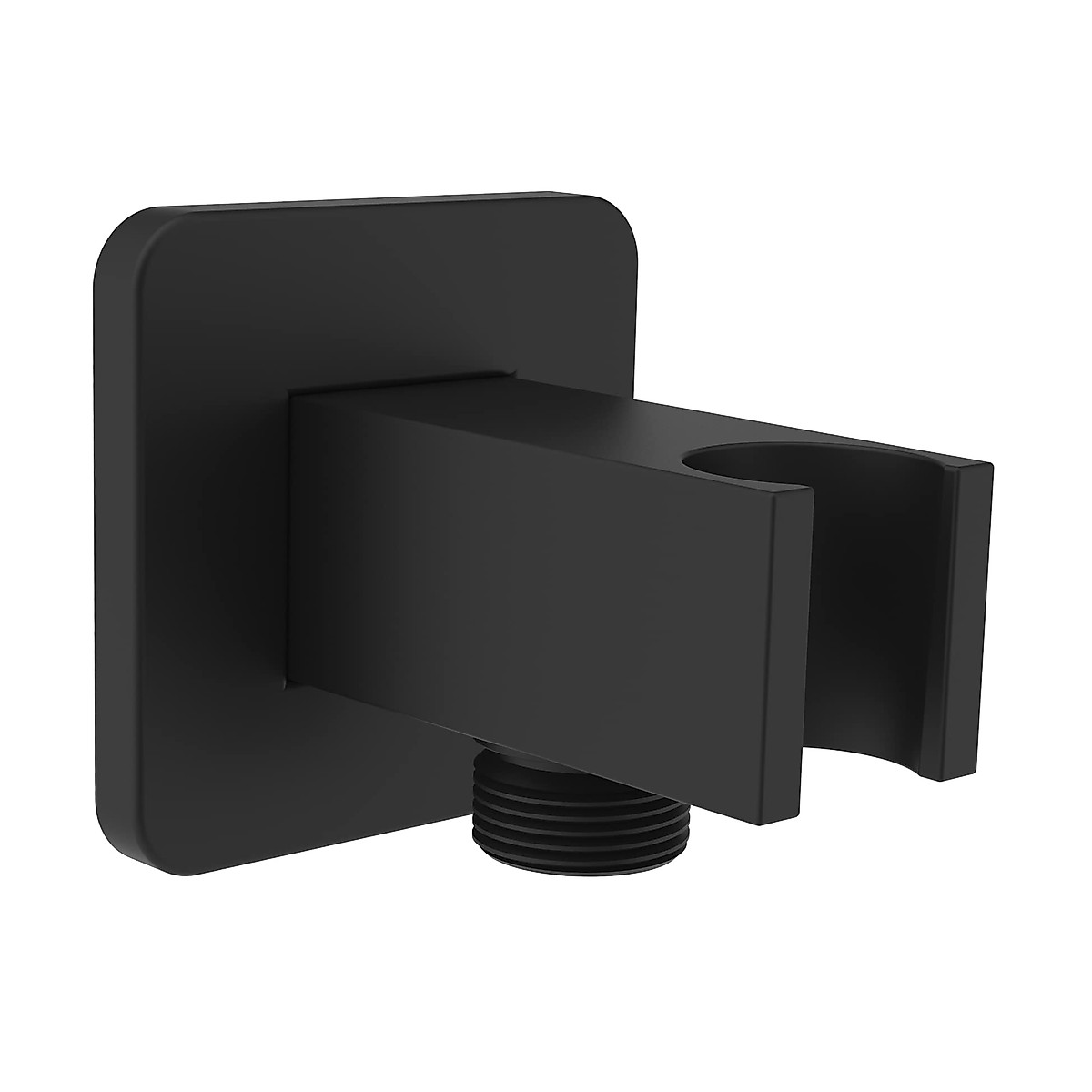 Aquaiaw Wall Supply Elbow with Flange, Solid Brass, Electroplate Matte Black. The product in review photos is NOT Aquaiaw Wall Union. Aquaiaw wall supply elbows are all by Female Inlet Tapered 1/2 NPT