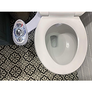 Bidet Attachment Toilet Eco-Splash Bidet Premium - Dual Nozzle - Hot and Cold Water - Self Cleaning Bidet Toilet Attachment