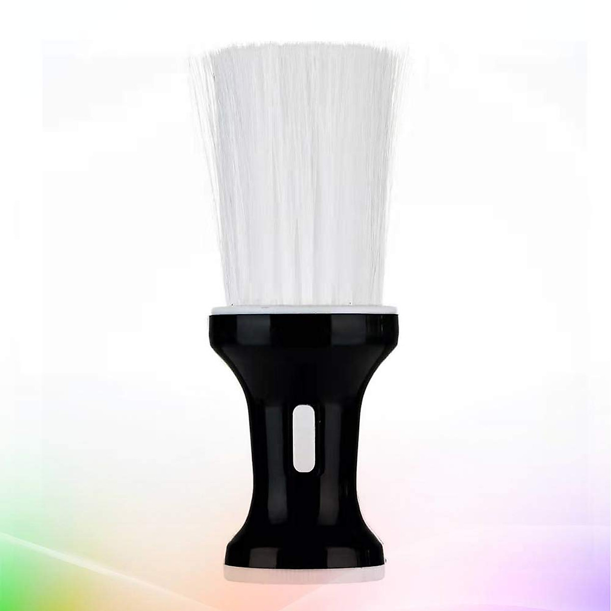 SUPVOX Barber Brush Soft Hairdressing Hair Brush Neck Duster Hair Cutting Cleaning Brush Salon Tools (Black White)