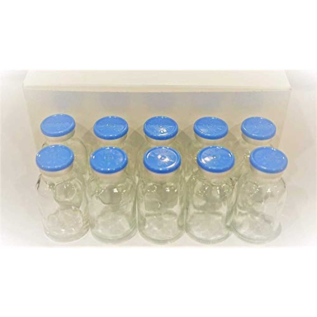 20ml Sterile Vial with light blue flip off caps 5 pk
