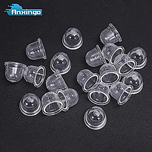 Anxingo Carburetor Primer Bulbs Replacement for Homelite Echo Stihl Ryobi Poulan Zama Primer Gas Fuel Bulb Pump Bulbs 0057003 0057004 0058001 Echo 12538108660 Hometile A01195A (20Pcs)