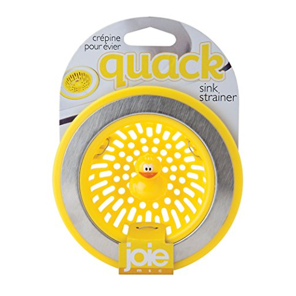 Joie Quack Kitchen Sink Strainer Basket, Drain Cover, Filter Device, Kitchen Accessory