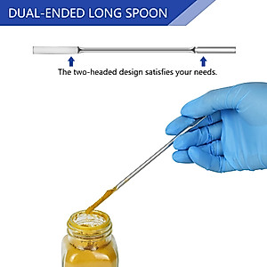 Artcome 12 PCS Versatile Capsule Filling Tool Kit for Pill Filler - Lab Scoops, Dual-Ended Long Spoon, and Herb Tamper - Ideal Tools for Medication and Supplements - All Sizes 000 00 0 1 2 3 4 5