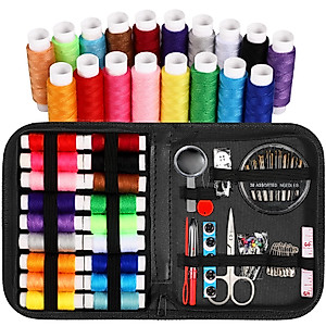 Sewing Kit for Adults and Kids,Marcoon Needle and Thread Kit with Sewing Supplies and Accessories Contains Scissors, Measure Tape,Seam Ripper,Suitable for Home, Travel, Beginner, Emergency