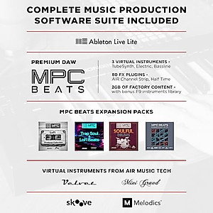 M-Audio Keystation 88 MK3 – 88 Key Semi Weighted MIDI Keyboard Controller for Complete Command of Virtual Synthesizers and DAW parameters