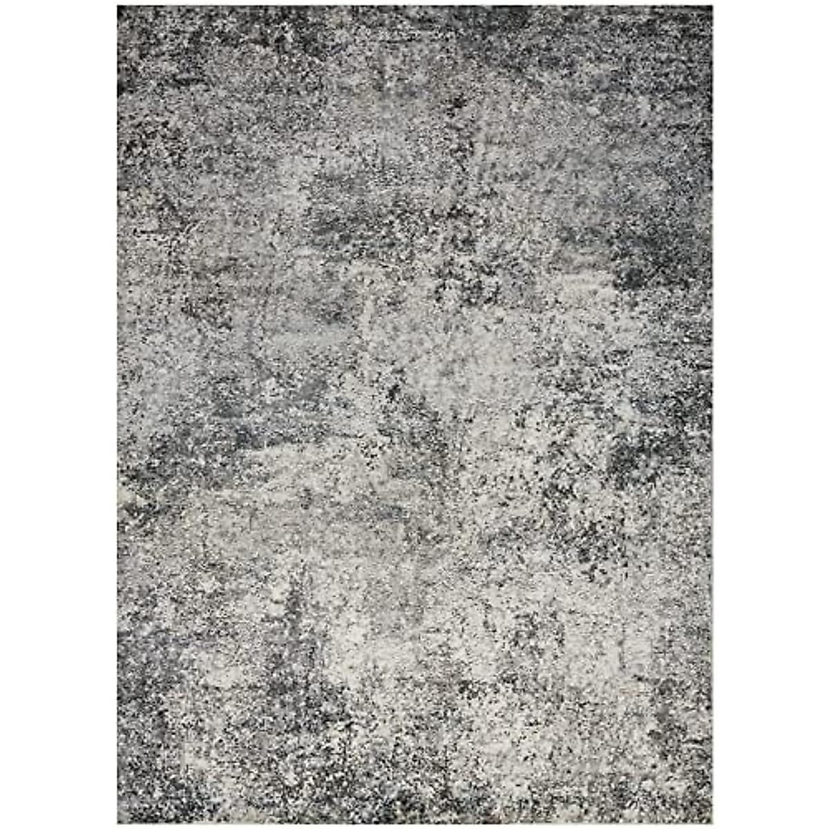 Area Rug Living Room Rugs - 5x7 Large Soft Indoor Neutral Modern Abstract Low Pile Washable Rug Carpet for Bedroom Dining Room Farmhouse Home Office - Beige Grey