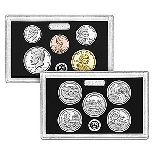 2017 S Silver Proof Set 2017 Silver Proof Set 10 Coins Complete With Box and COA Proof