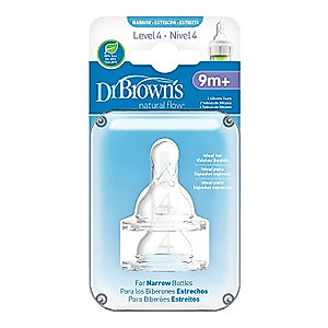 Dr. Brown's Natural Flow Level 4 Standard Nipple - 6 Count