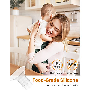 Mumgaroo Hands Free Breast Pump Accessories, 17MM Flange Insert for Mumgaroo Wearable Breast Pump, Also Compatible with MomMed S18/S21, NICEGREEN Life S21, MISSAA S18/S21, Reduced Flange to 17MM