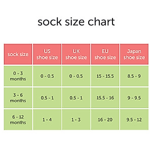 LA Active Anole Newborn & Infant Baby Socks - 6 Pairs - Knee High Boys Girls Cotton (Girls, 0-3 Months)