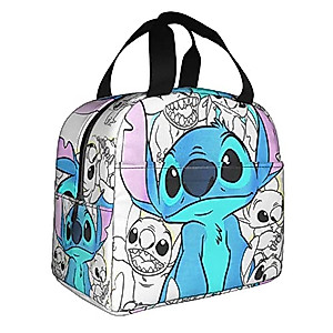 FANGAO Lunch Bag For Men Women Kids Insulated Leakproof Large Waterproof Reusable Lunchbox With Zipper Work Outdoor Travel Picnic,8.5x8x5 Inch